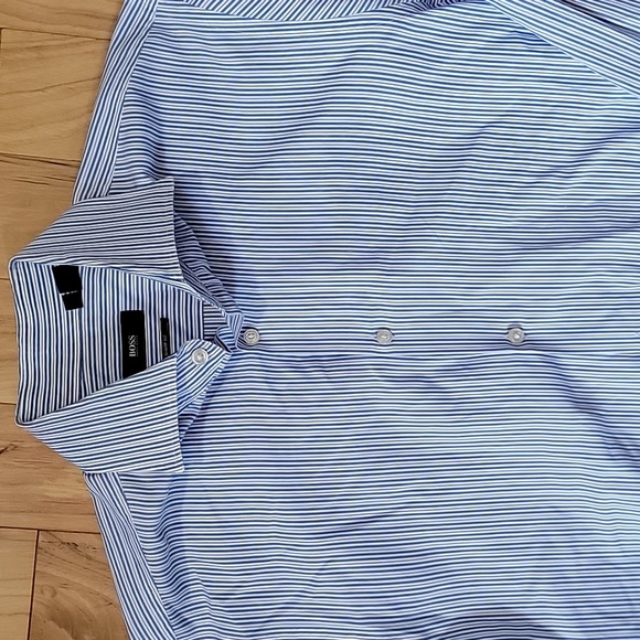Hugo Boss | Shirts | Hugo Boss Sharp Fit 6 Neck Dress Shirt | Poshmark